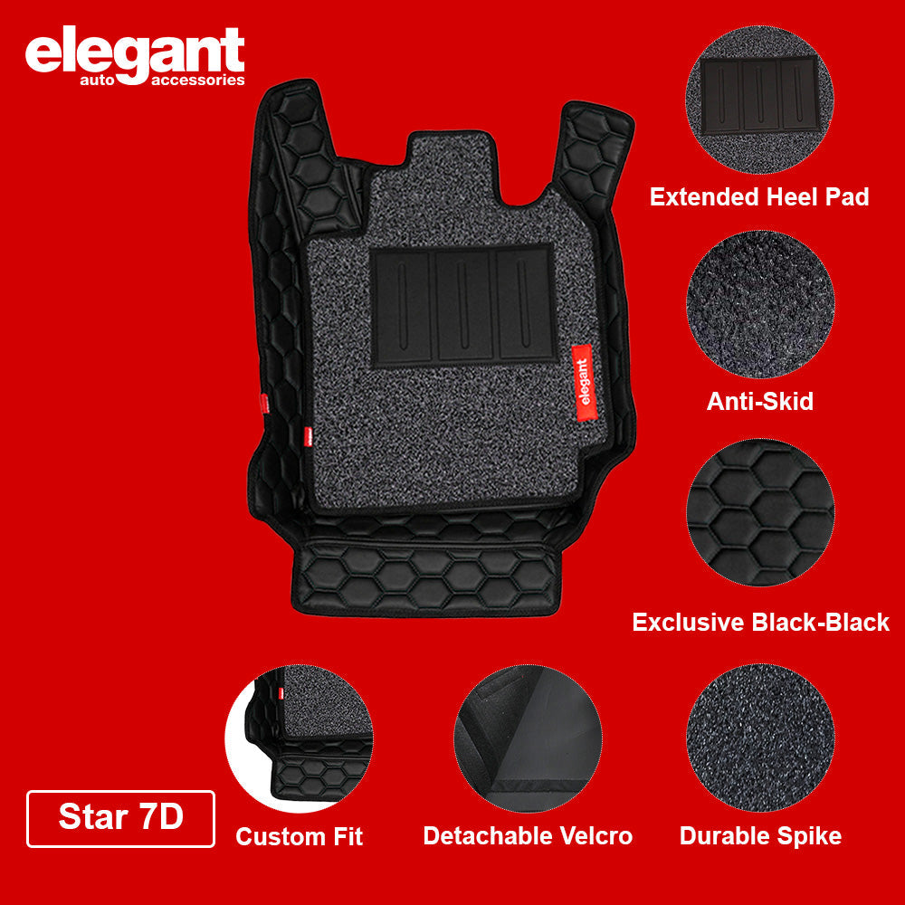 Star 7D Car Floor Mats For Grand i10 - 7d Car Foot Mats – Elegant Auto Retail