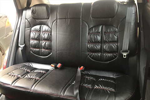 Leather Seat Cover : Nappa Grande Bucket Fit Leather Car Seat Covers ...