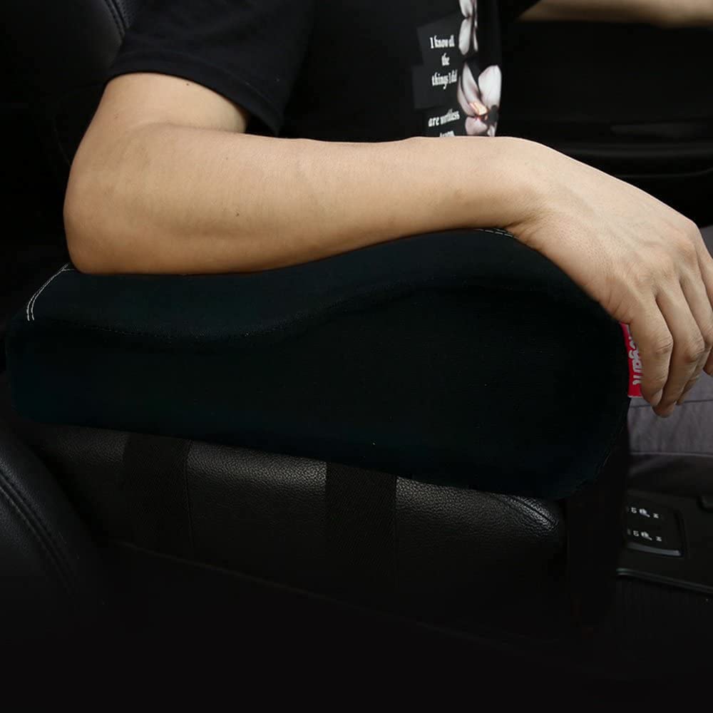 Zig Memory Foam Car Arm Rest Support Cushion Pillow Black Online Elegant Auto Retail